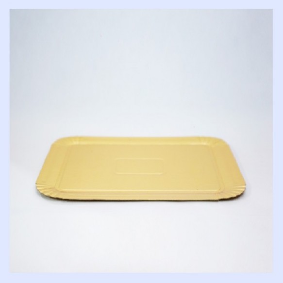 Bandeja Laminada Standard Rectangular N 2 ORO x1 ud 18x22.5 1 / 2 kg - Papelera K&A